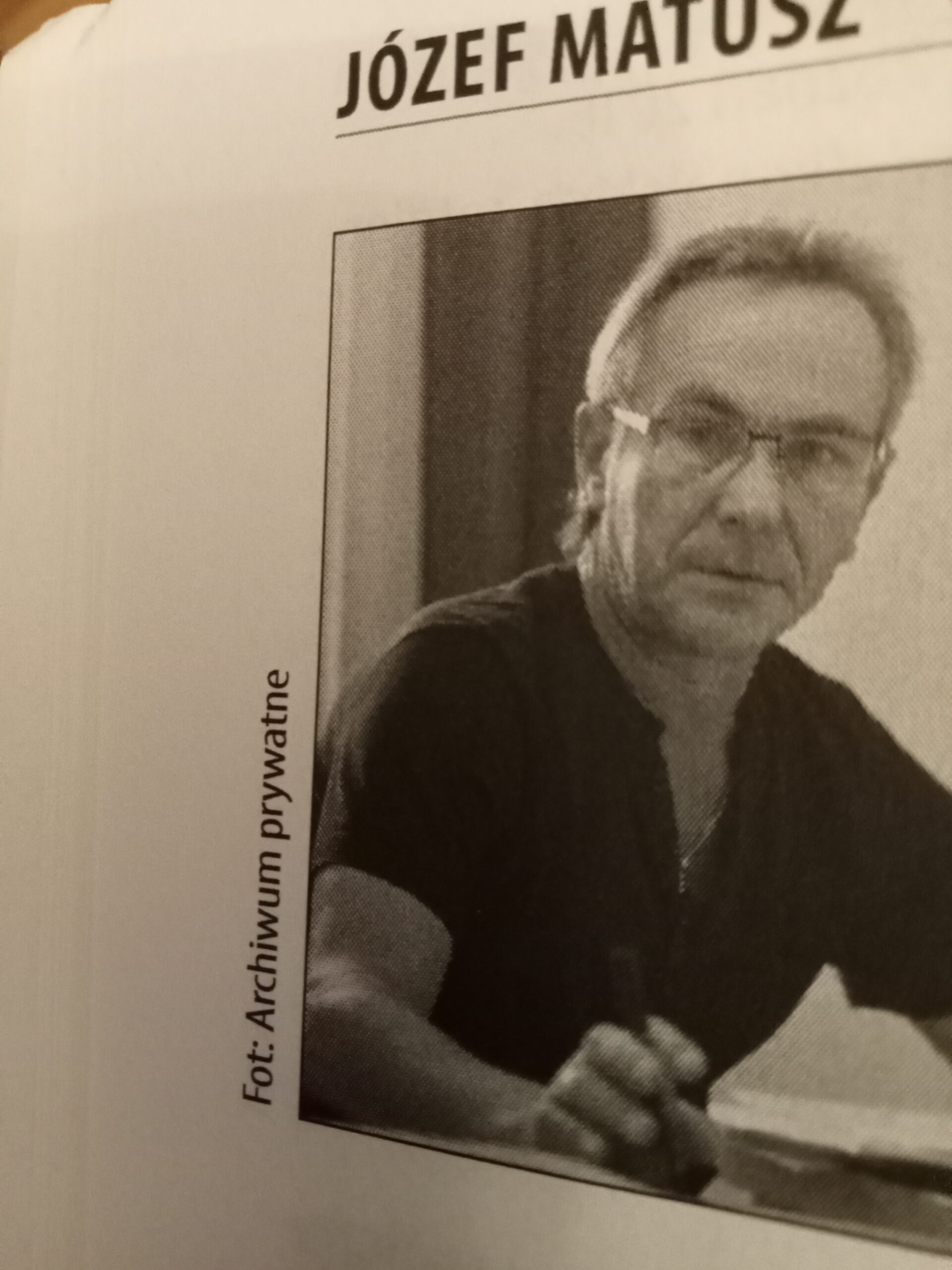 Zmarł Józef Matusz - SDP Warszawa